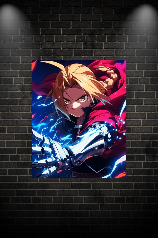 Edward elric póster metalizado - Specter